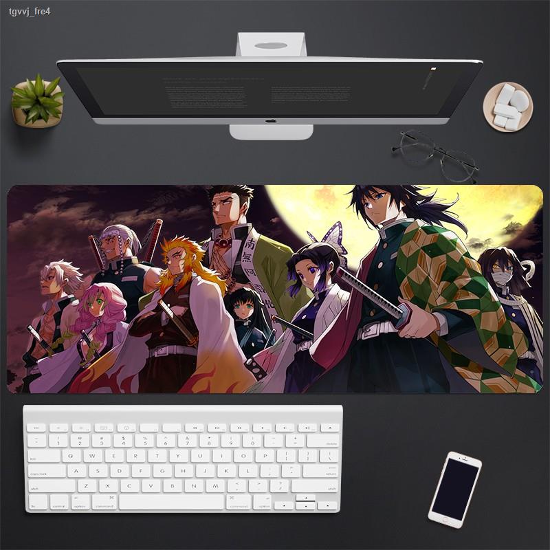 Demon Slayer Mouse Pad 90 * 40 * 0.3cm Oversized Thickened Anime Large ...