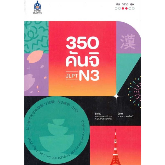 หนังสือ 350 คันจิ JLPT N3 สนพ.ภาษาและวัฒนธรรม สสท. | Shopee Thailand