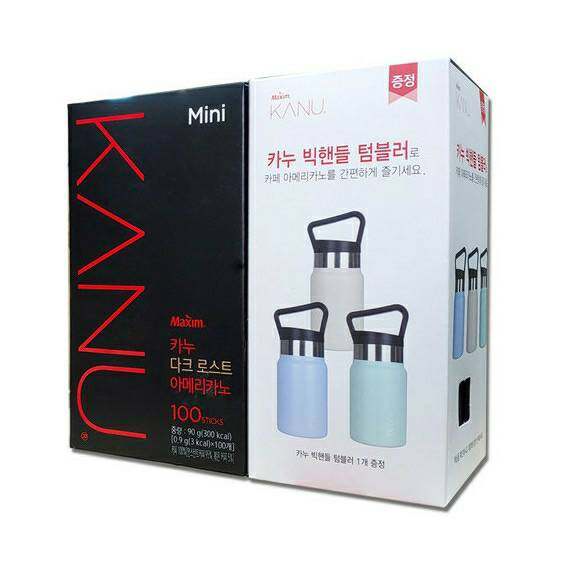 limited addition กาแฟเกาหลี maxim kanu mini dark roasted Instant ...