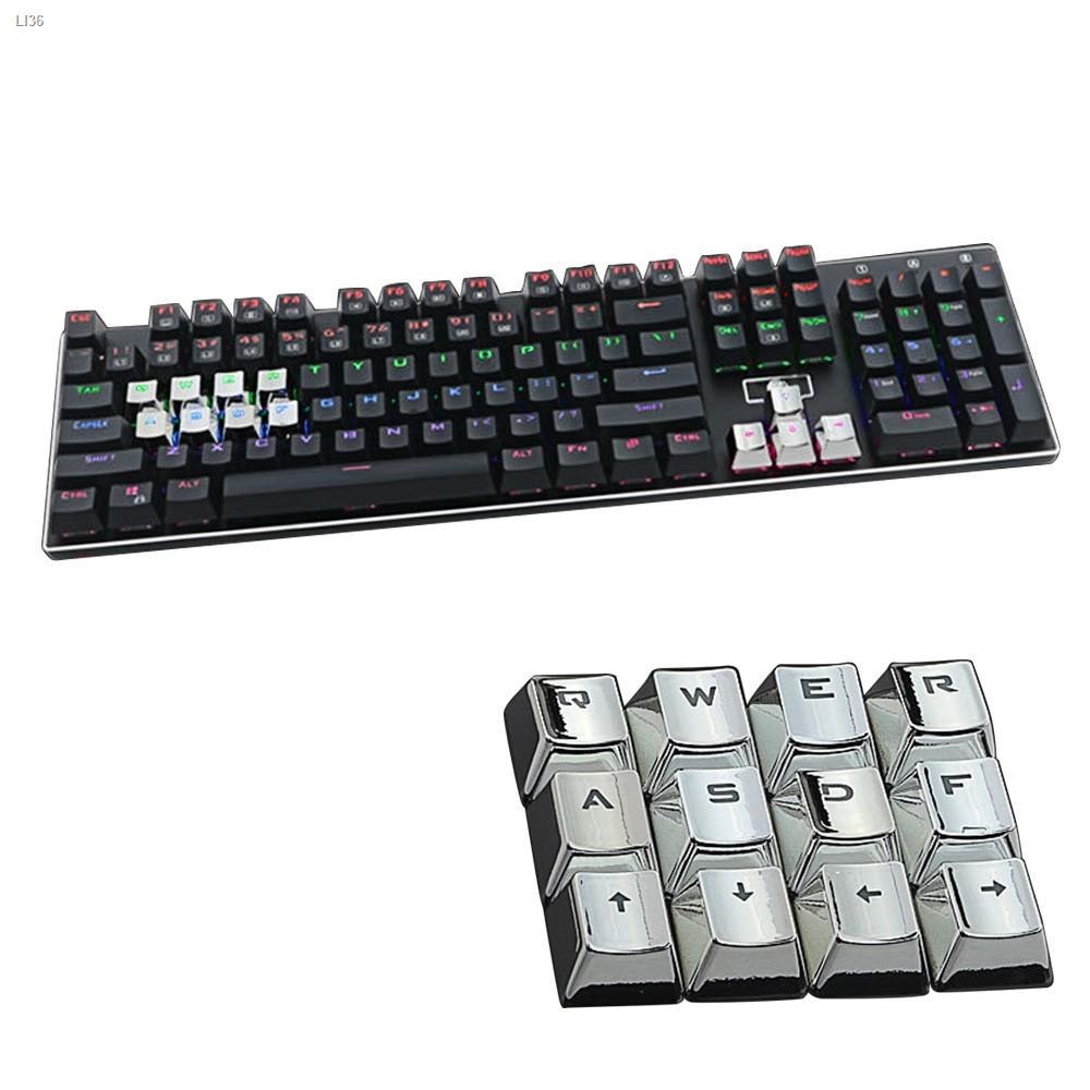 QWER Direction 12 Keyset Keycap Blue Pervious Light Backlit Key Cap ...