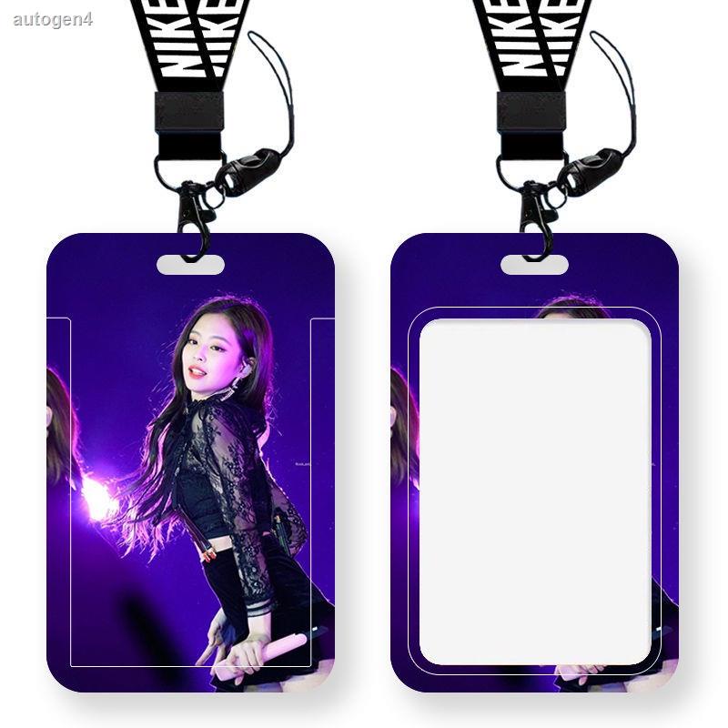 【2】K-pop Blackpink ID card holder student card cover JENNIE ROSÉ JISOO ...