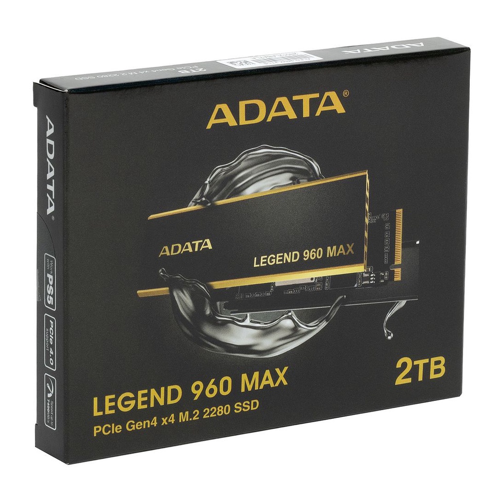 Adata Legend 960 Max 2TB PCIe Gen4 x4 M.2 2280 SSD with Heatsink, PS5 ...