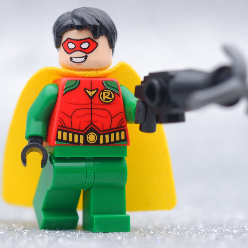 LEGO Robin Red Mask Hero DC - LEGO เลโก้ มินิฟิกเกอร์ ตัวต่อ ของเล่น ...
