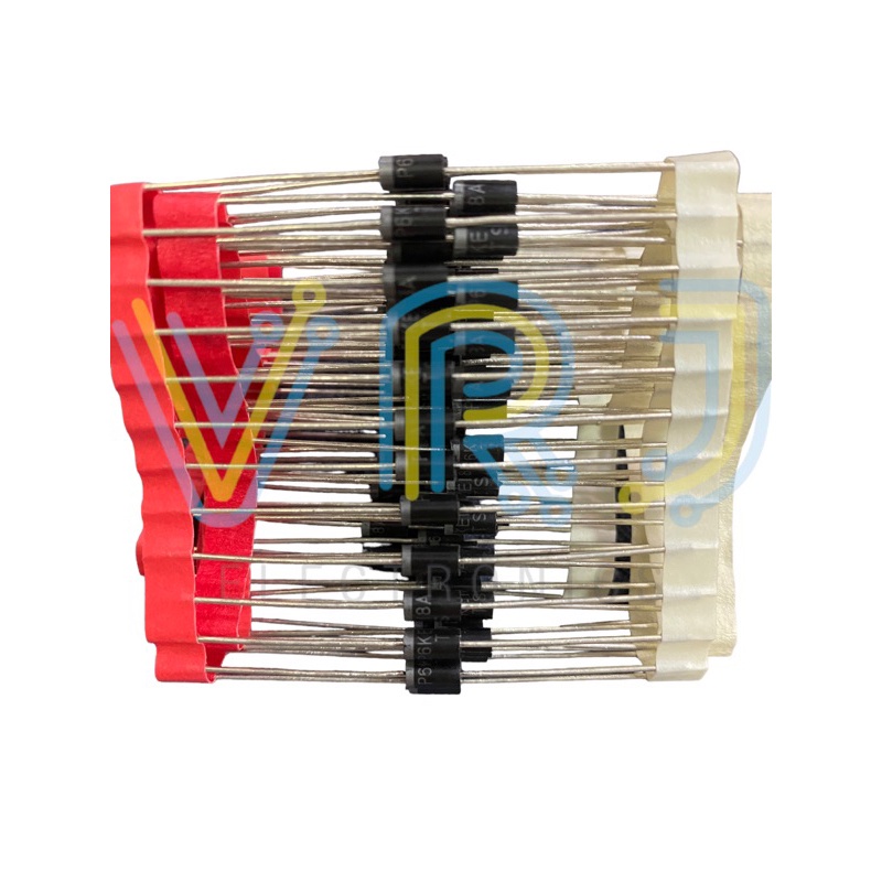 Diode P6KE (แพ็คละ5ตัว)8,A12,A15A,16A,18A24A,30A,36A,47A,56A,62A,75A ...
