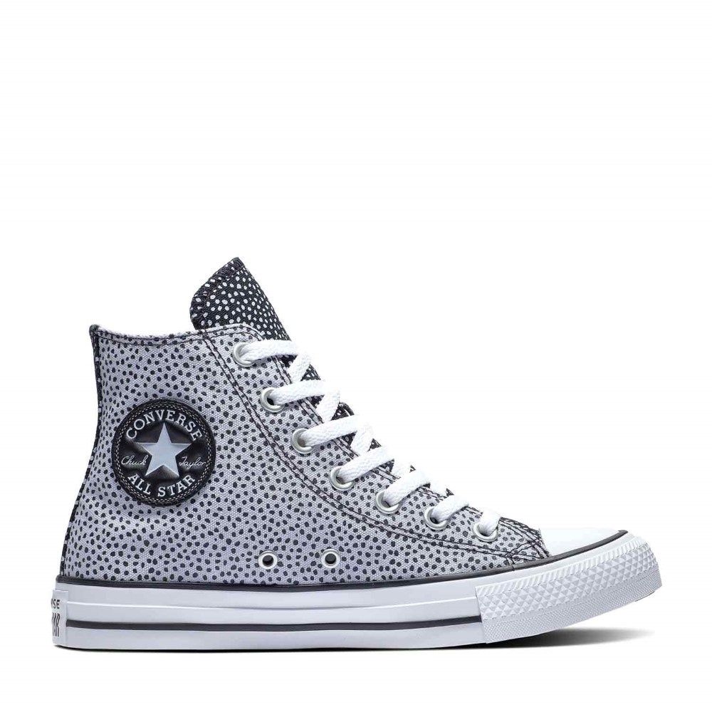 CONVERSE รองเท้าผ้าใบ รุ่น CTAS MINI LEOPARD PRINT HI BLACK/WHITE ...