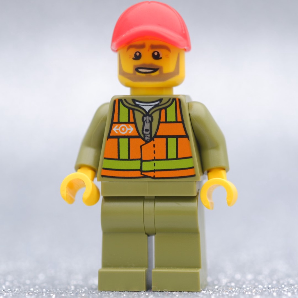 LEGO Train Driver Safety Vest TOWN & CITY - LEGO® Minifigures Authentic ...