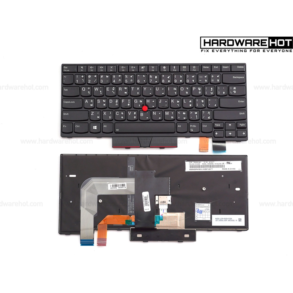 KEYBOARD LENOVO THINKPAD T470 T480 TH-EN (KEYBOARD LENOVO) | Shopee ...