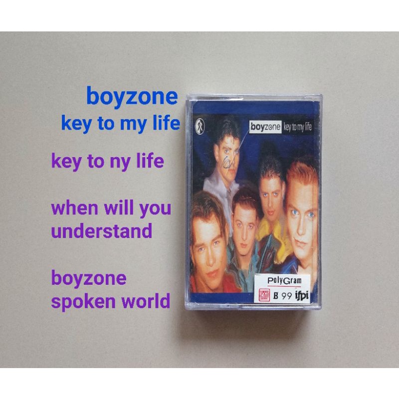 มือ2 boyzone เทปเพลง อัลบั้ม key to my life (ลิขสิทธิ์แท้) (แนว pop ...