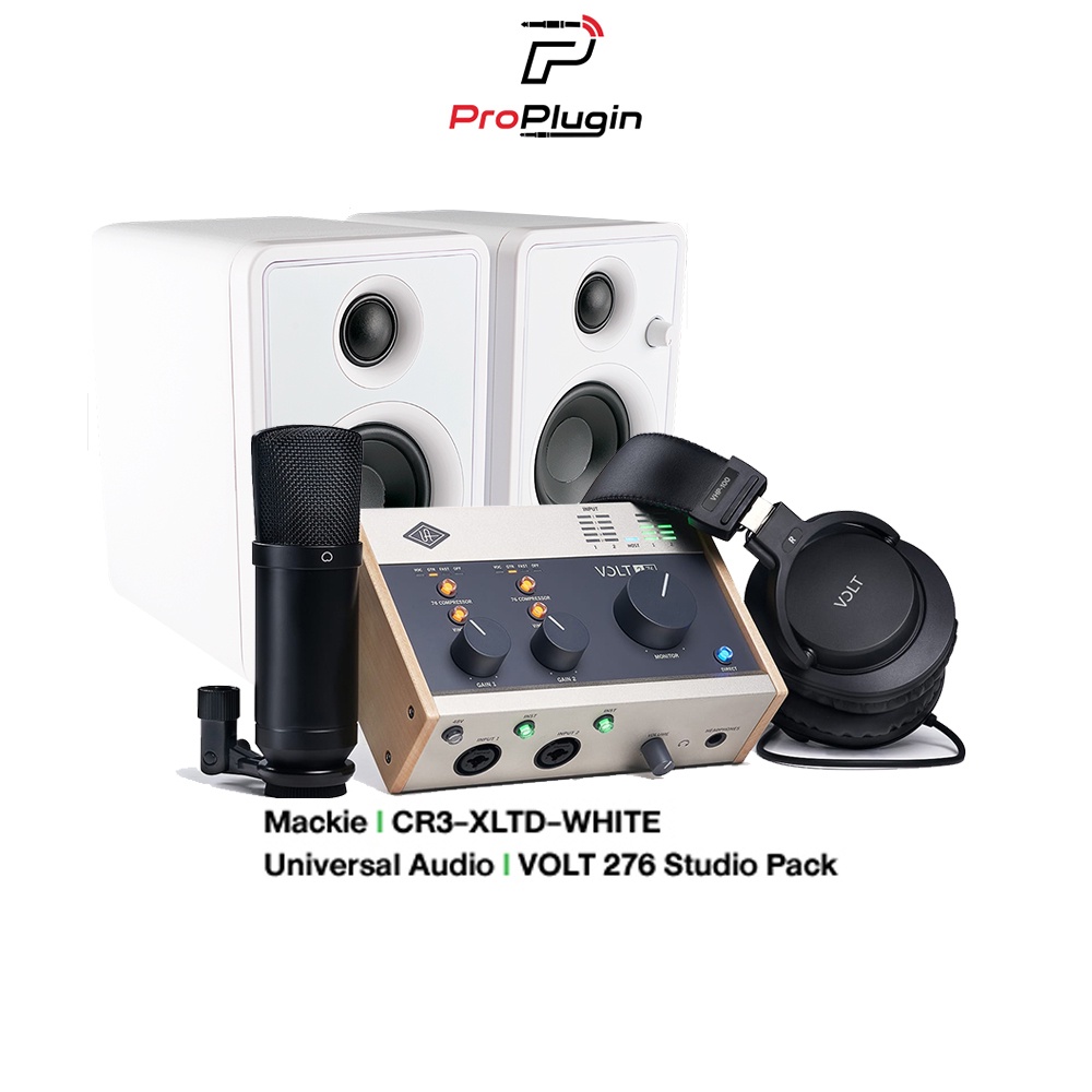 Promotion ซื้อคู่ถูกกว่า เมื่อสั่งซื้อ Universal Audio VOLT 276 Studio Pack และ Mackie CR3-XLTD ...
