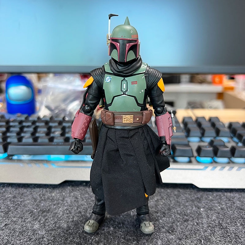 ﺴ♧Bandai SHF ของแท้ Star Wars The Mandalorian Bounty Hunter Bo Buffett ...