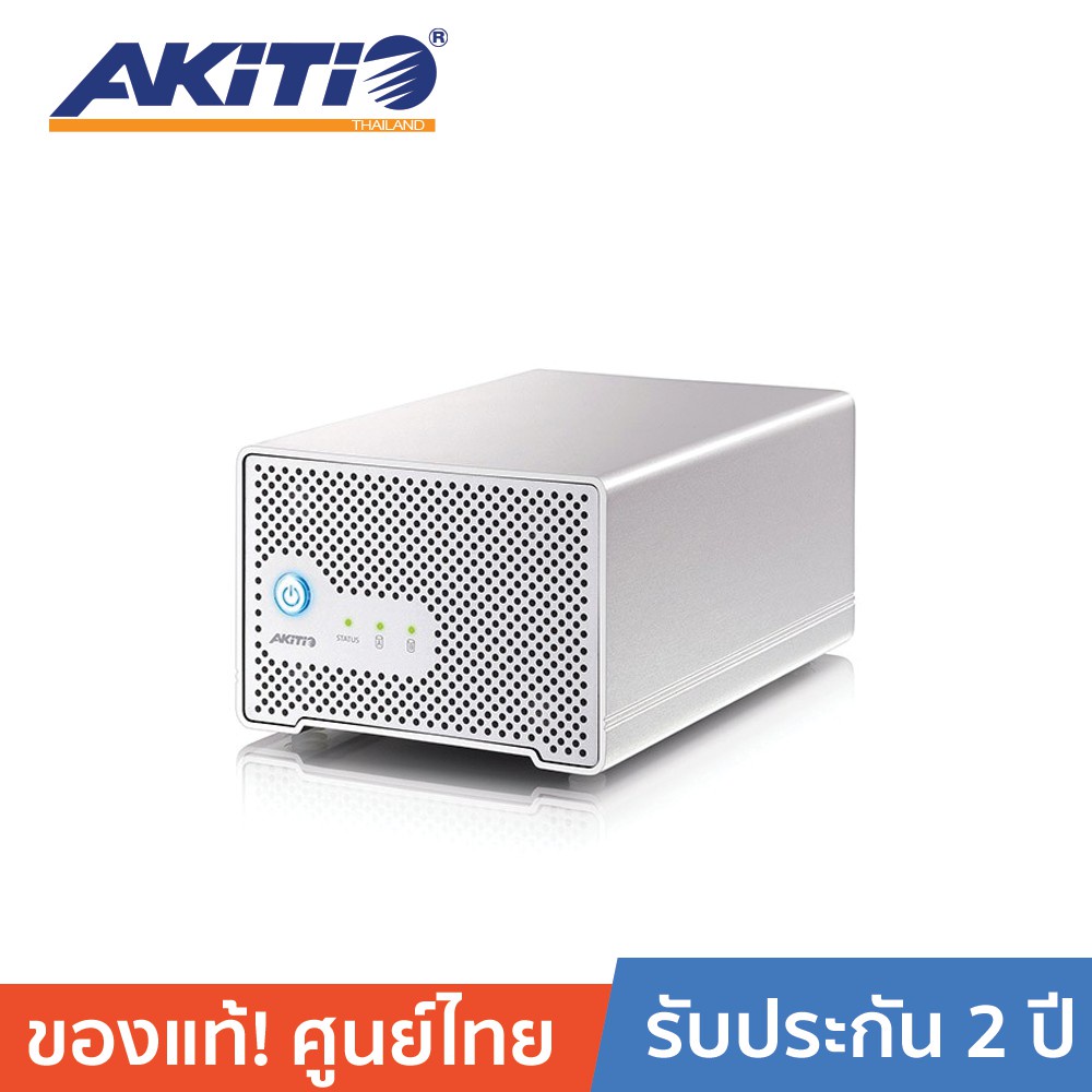 AKITIO (AKI-T1-DUO) Neutrino Thunder DUO ( Enclosure 2 bays 2.5" ) 10GB ...