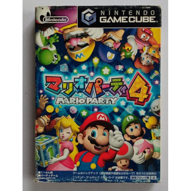 ตลับเกมส์เครื่อง MARIO PARTY 4 [DOL-P-GMPJ (JPN)] Nintendo GameCube ...