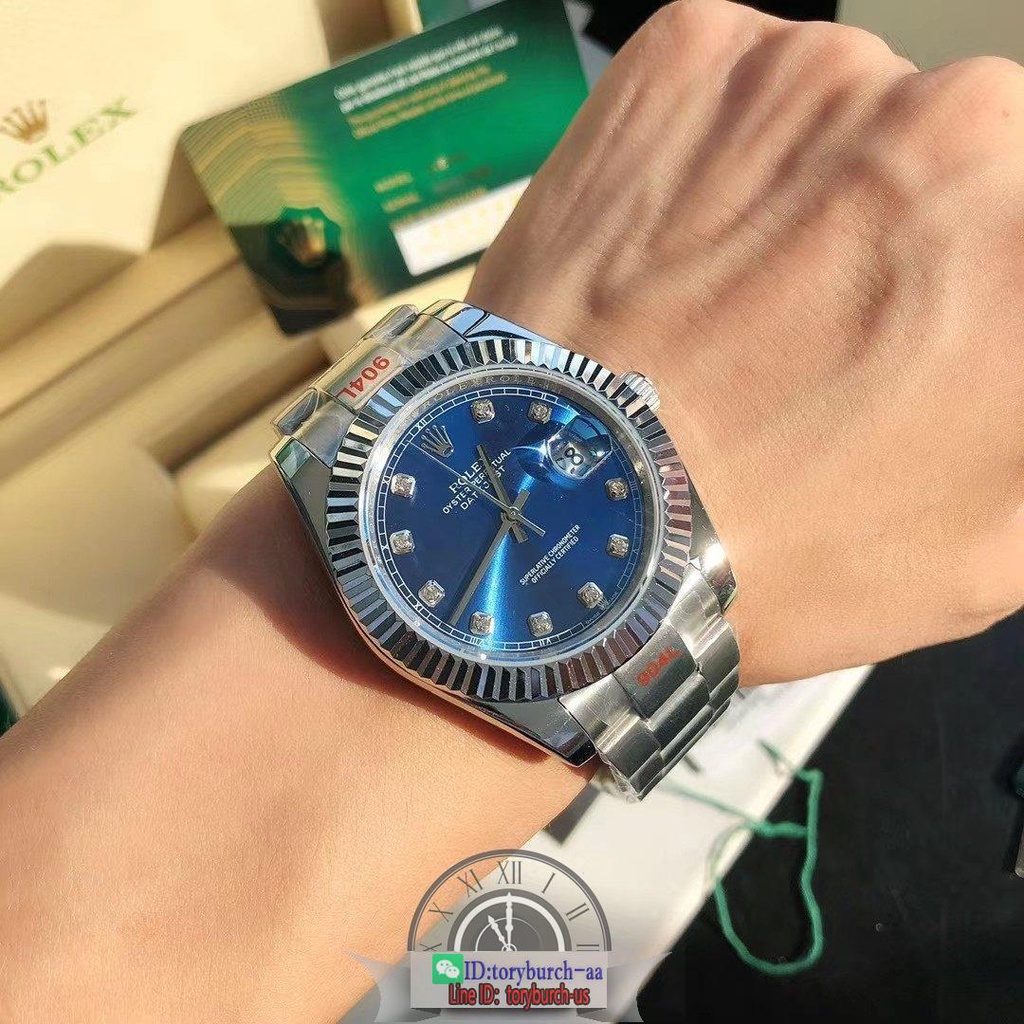 Rolex oyster perpetual datejust runway analog watch men's automatic ...