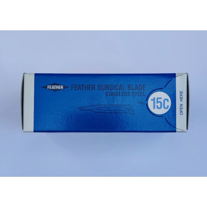 ใบมีดstainless steel feather surgical blade of japanมี5เบอร์ให้เลือก ...