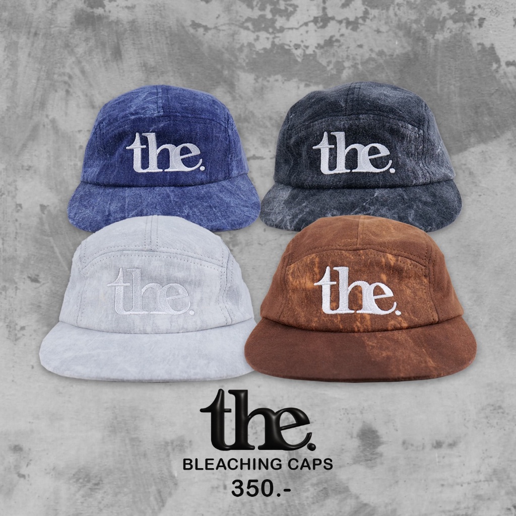 Urthe - หมวกแก๊ป ผ้าฟอกสี รุ่น BLEACHING CAP | Shopee Thailand