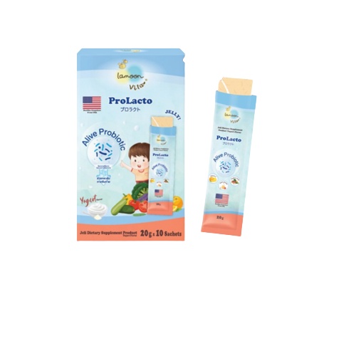 Lamoon Jelly ProLacto 10 pcs เจลิกลิ่นโยเกิร์ต 1 Box | Shopee Thailand