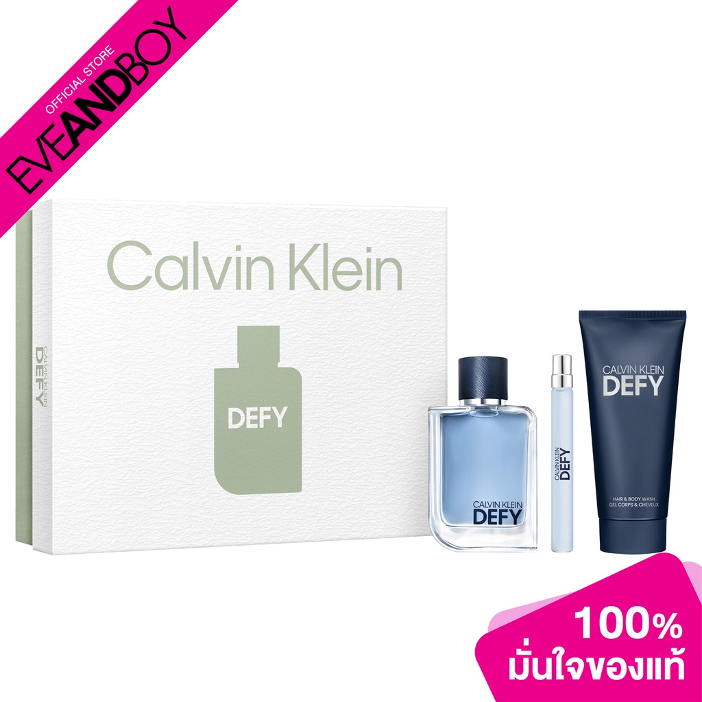 CALVIN KLEIN - CK Defy Spring Set23 EDT + Pen Spray + Shower Gel (3 pcs ...