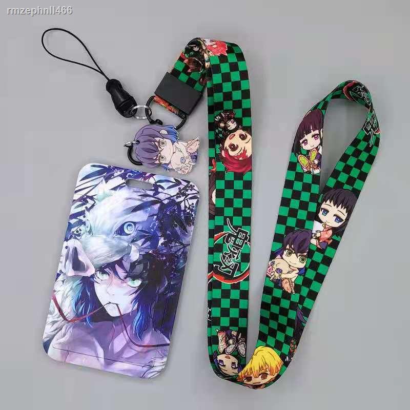 Demon Slayer anime Card Holder With Lanyard Neck Strap Card Holder ...