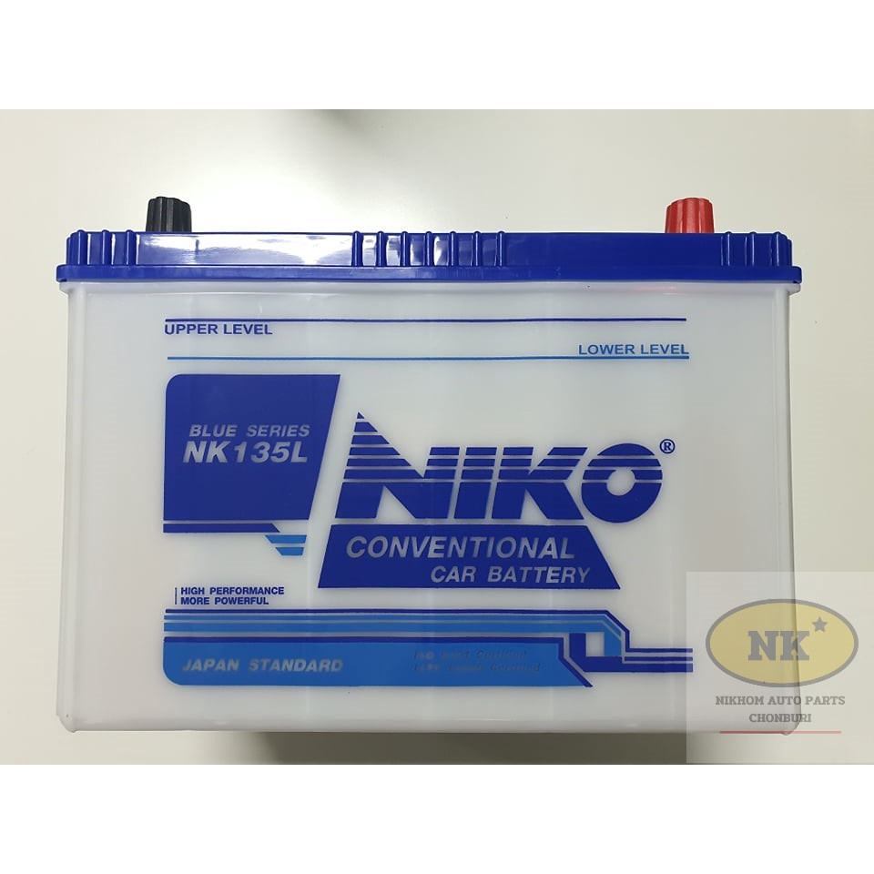 แบตเตอรี่ NIKO NK135 (12V / 70A) ยังไม่เติมน้ำกรด (เลือกขั้ว ก่อนสั่ง ...