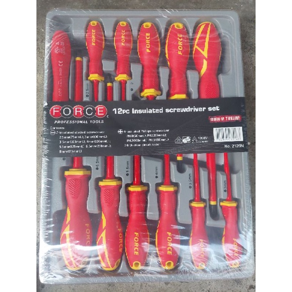 ชุดไขควงทำไฟ FORCE 12pcs No.2125N | Shopee Thailand