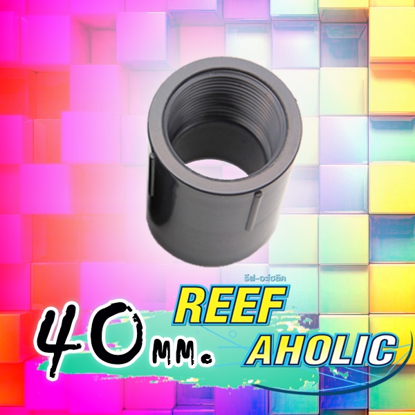 Reef-aholic Sanking Female Adaptor ต่อตรงเกลียวใน U-PVC 20 - 50 mm สีเทาฮับ แน่นหนัก ทนทาน พร้อม ...