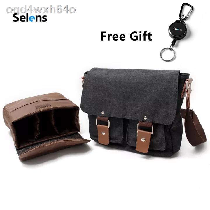 Selens Camera Bag Sling Dslr Canvas Bagpack Waterproof National ...