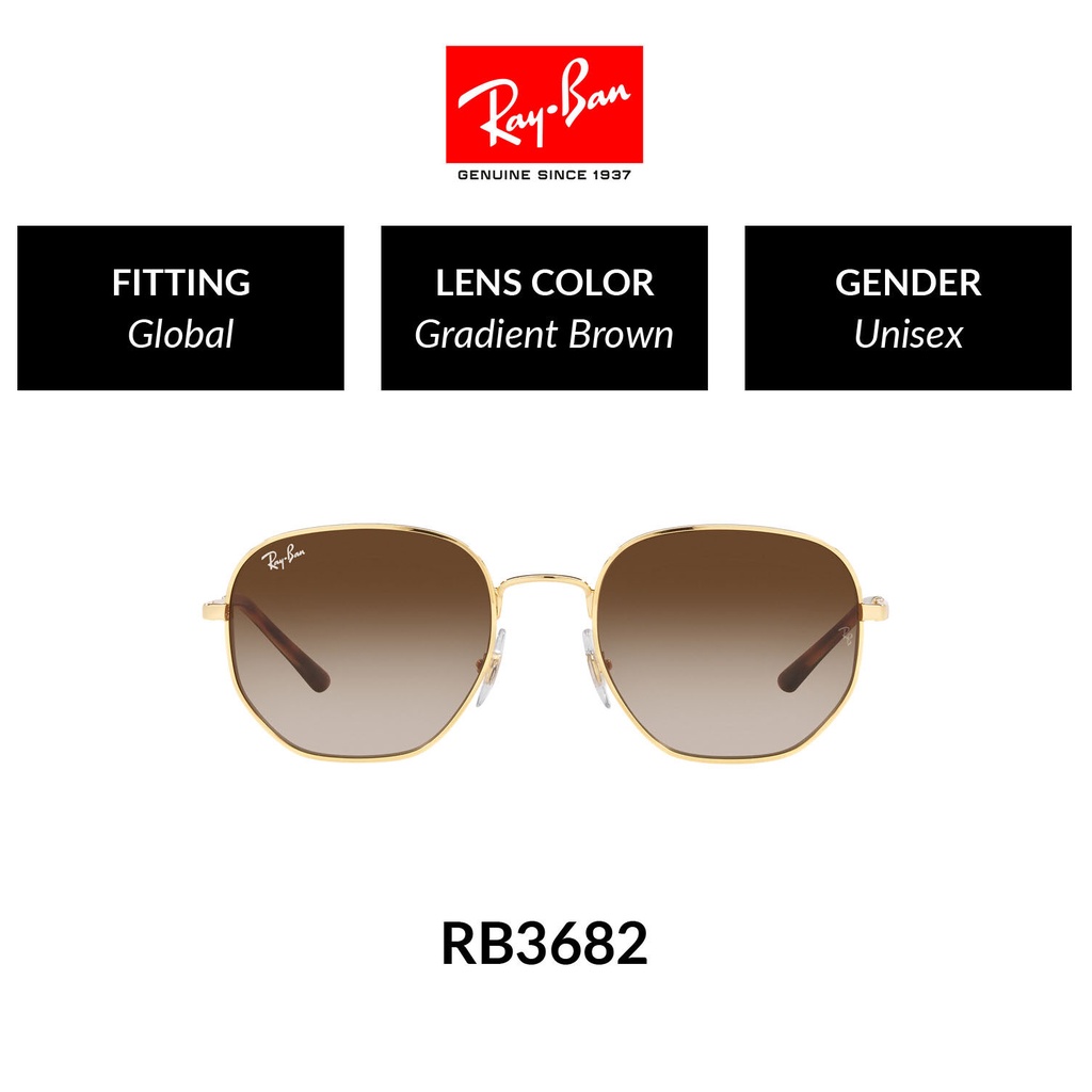 Ray-Ban - RB3682 001/13 -Sunglasses | Shopee Thailand