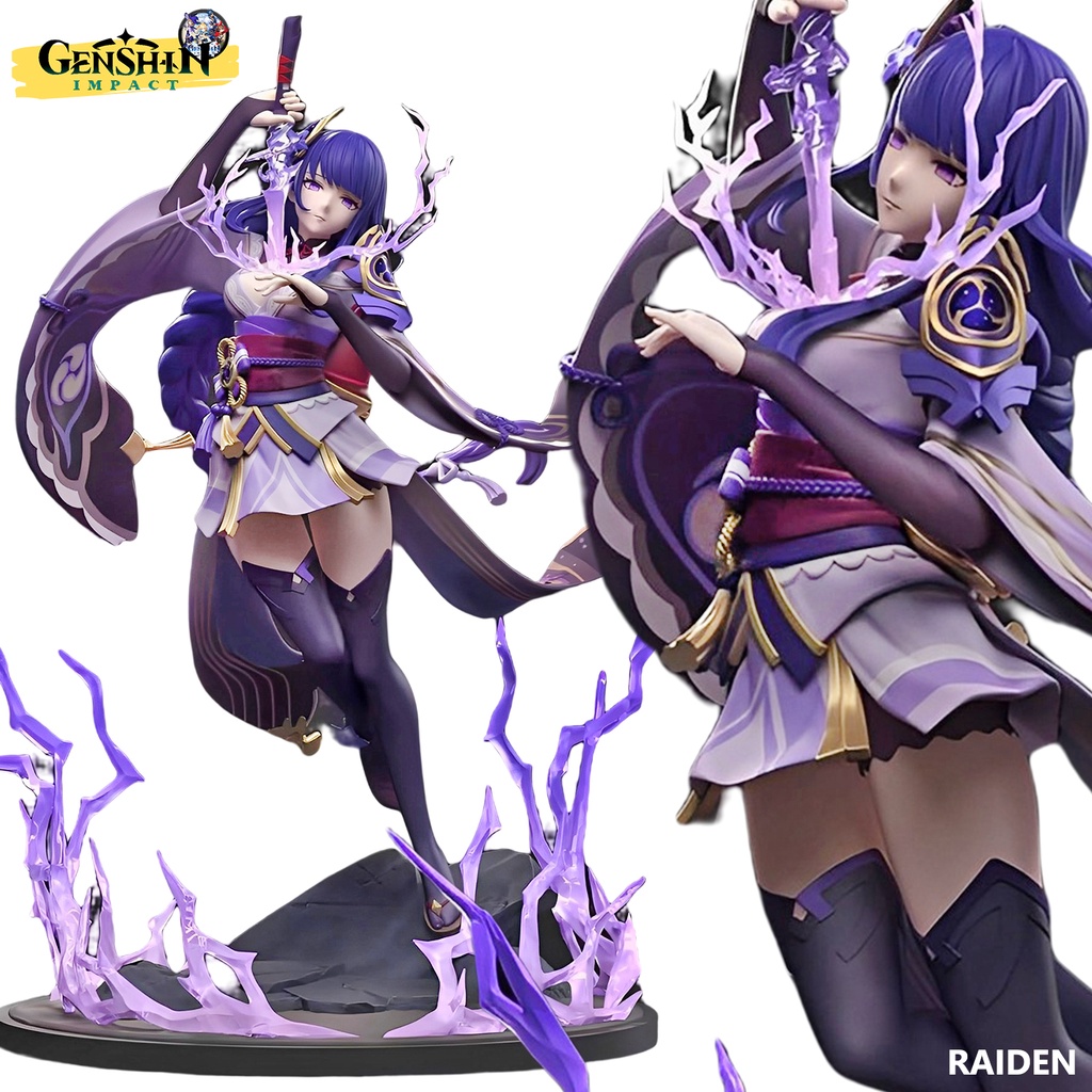 ฟิกเกอร์ Resin Statue Studio Honkai Impact Gakuen ฮงไกอิมแพ็ค Raiden Shogun โชกุน เม เรเดน ปีศาจ ...