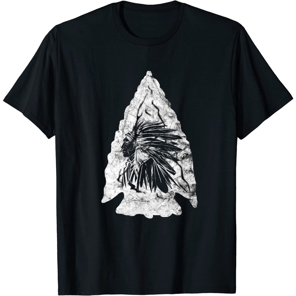 เสื้อยืด Arrowhead Hunter Indian Chief Relic Hunting Native American ...