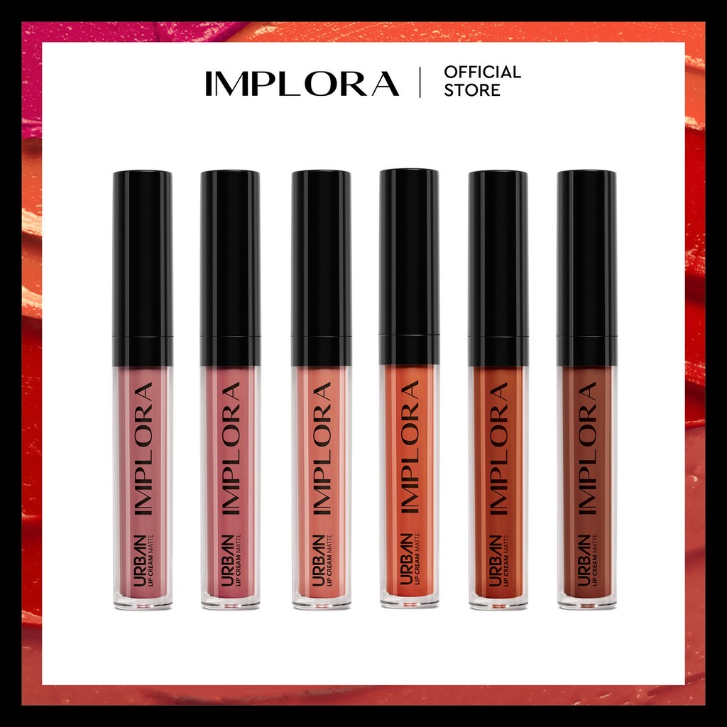 Implora URBAN LIP MATTE CREAM (LIPCREAM LIPSTICK LIPSTICK) | Shopee ...