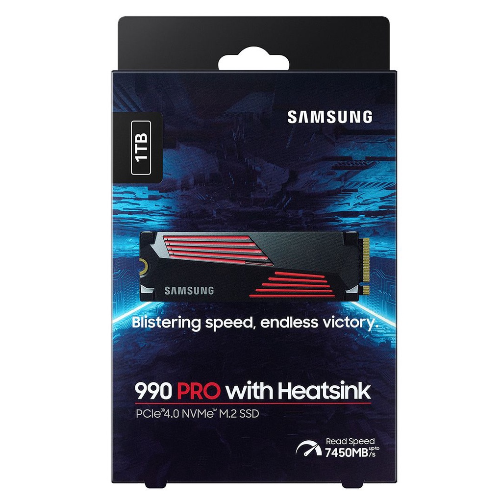 Samsung 990 PRO 1TB PCIe 4.0 NVMe M.2 2280 SSD with Heatsink - PS5 Compatible | Shopee Thailand