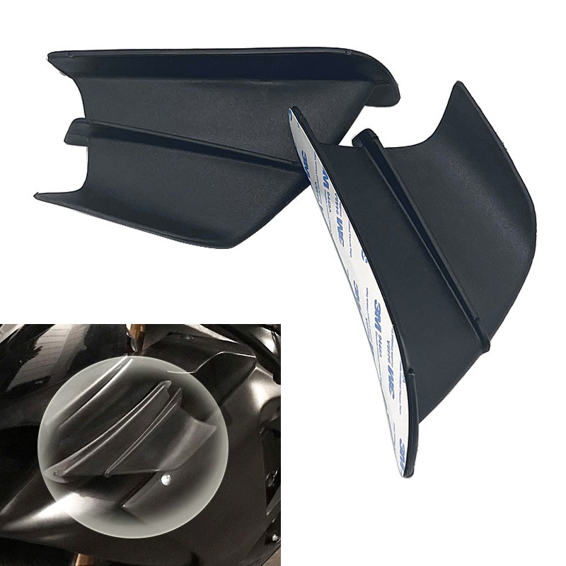 Universal รถจักรยานยนต์สไตล์ Winglets Air Deflector Aerodynamic Wing ส ...