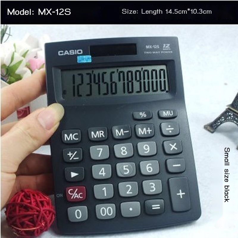 ของแท้ คาสิโอ Casio GX-120S เครื่องคิดเลขสำนักงานธุรกิจ ตั้งโต๊ะ ตั้ง ...