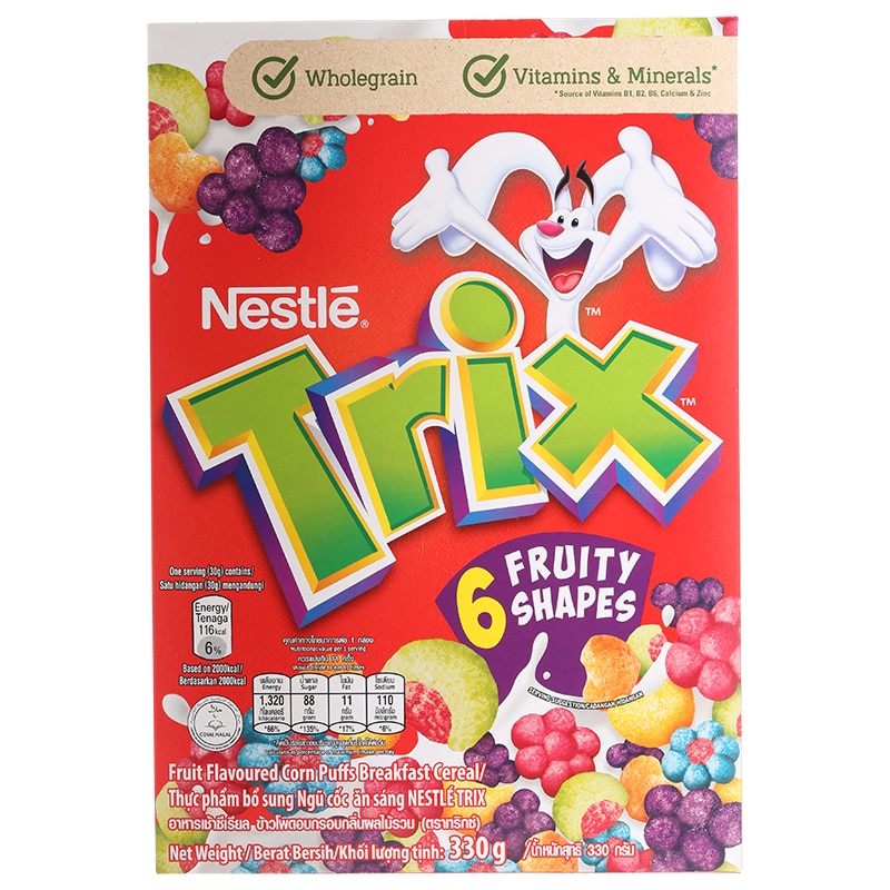 เนสท์เล่อาหารเช้าโกโก้ทริกซ์ 330กรัม Nestle Cereal Trix 330g. | Shopee ...