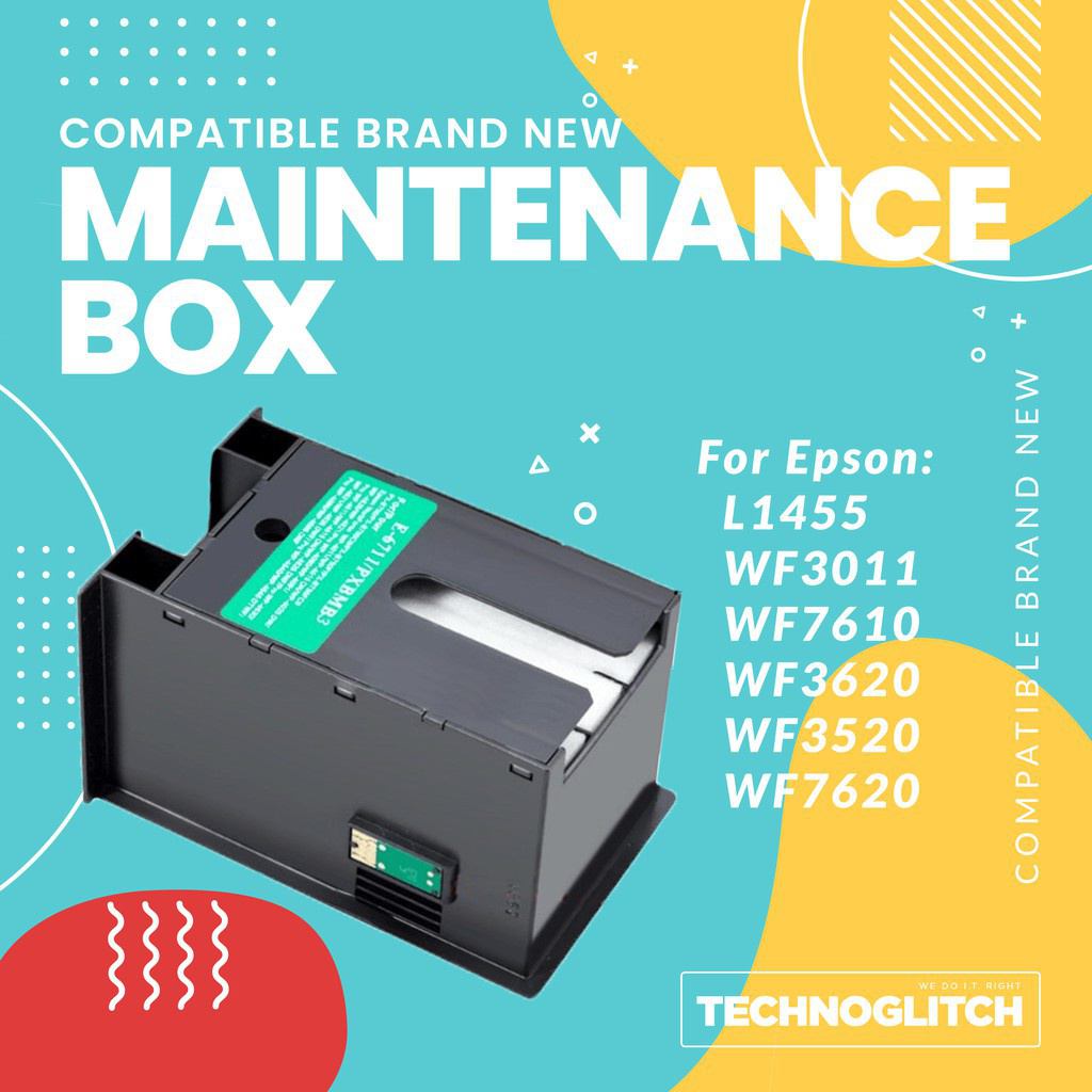 Compatible T6711 Maintenance Box for Epson L1455 wf-3620 WF-7611 wf ...