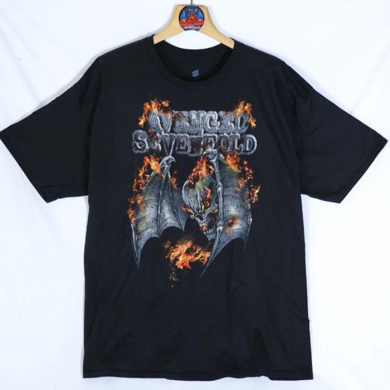 เสื้อวง Avenged Sevenfold A7X ลาย Death Bat winged มือ 1 ลิขสิทธิ์แท้ ...