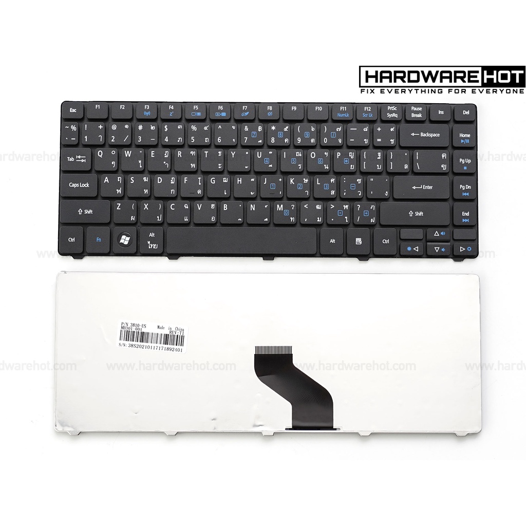 คีย์บอร์ด ACER ASPIRE 4535 4736 4741 4551 4552 4349 4750 4752 4810 4820 ...