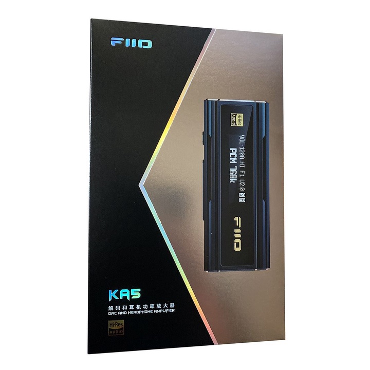 FiiO KA5 Portable DAC and Headphone Amplifier (3.5mm+4.4mm) for PC, Mac ...