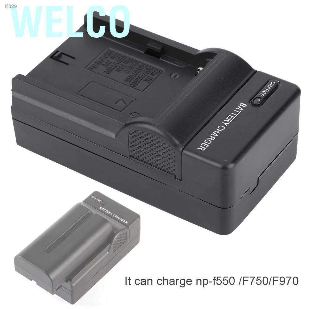 [READY STOCK] US 100V-240V NP-F550/F750/F970 Rechargeable Lithium Battery Charger for Video ...