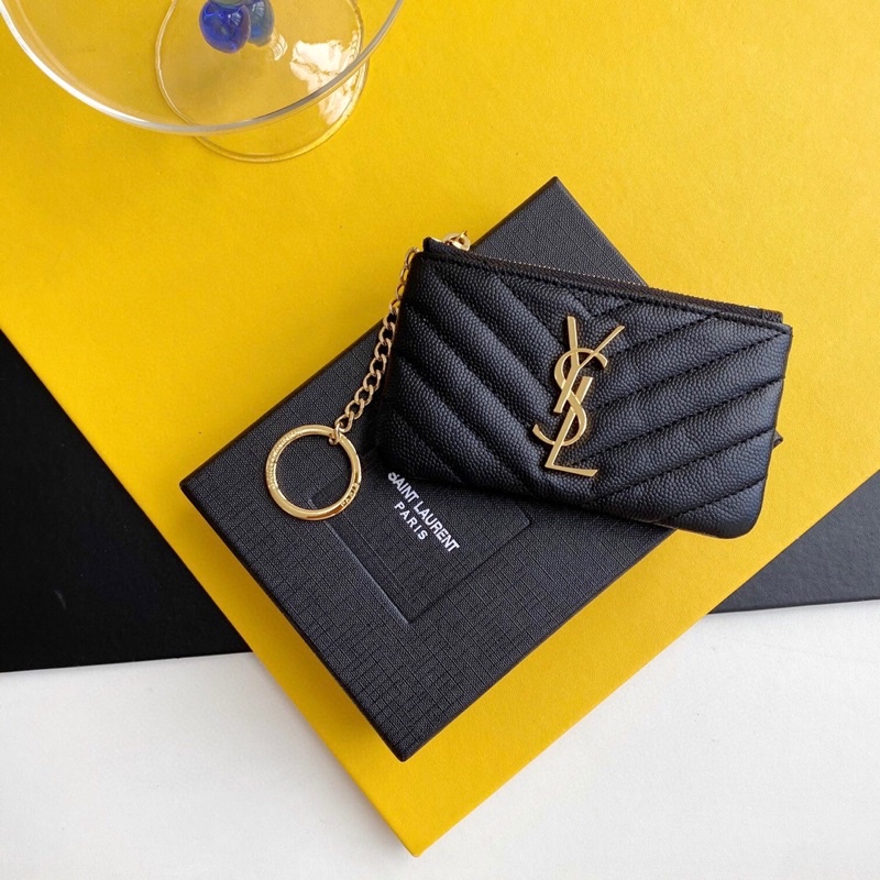 พรี ราคา2900 Ysl saint laurent กระเป๋าเศษสตางค์ 438386กระเป๋าสตางค์ ...