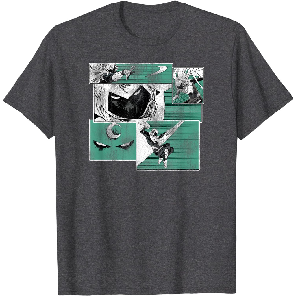 เสื้อยืด Marvel Moon Knight Graphic Comic Panel: ชุดนักเรียน | Shopee ...