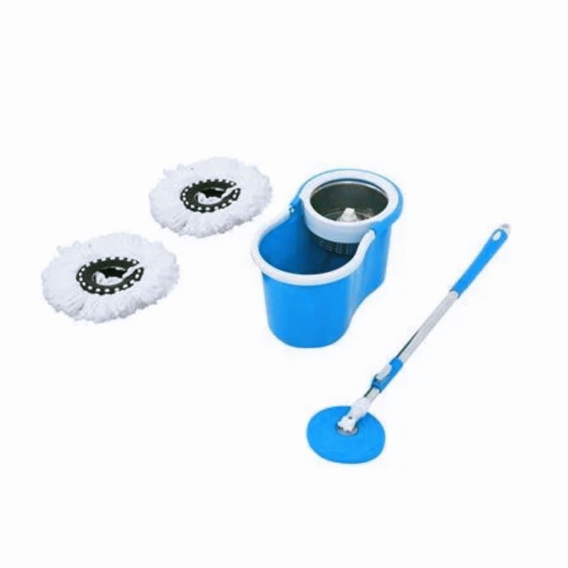 ชุดอุปกรณ์ถังปั่นพร้อมไม้ม็อบ ME LIVING TAIKU สีฟ้า | Shopee Thailand