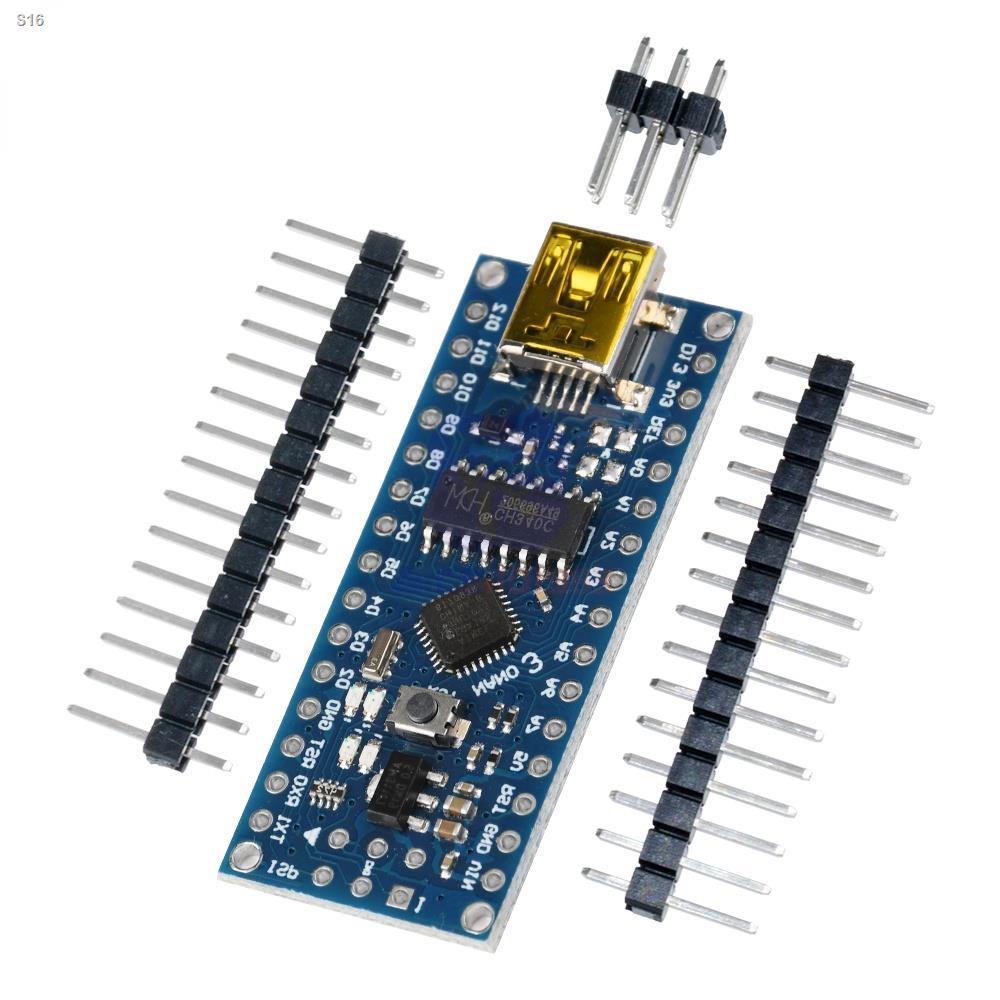 Nano V3.0 ATmega168 CH340 CH340G Mini USB Microcontroller Module Development Board for Arduino ...