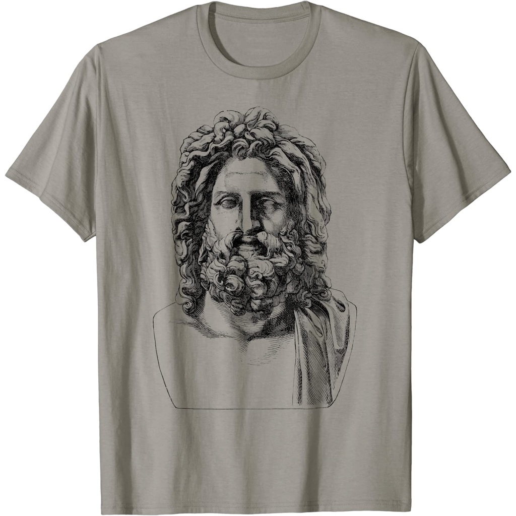 Zeus Mythology Greek God Ancient Greek Lightning T-shirt | Shopee Thailand