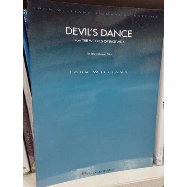 JOHN WILLIAMS - DEVILS DANCE FROM THE WITCHES OF EASTWICK FOR SOLO VIOLIN AND PIANO (HAL ...