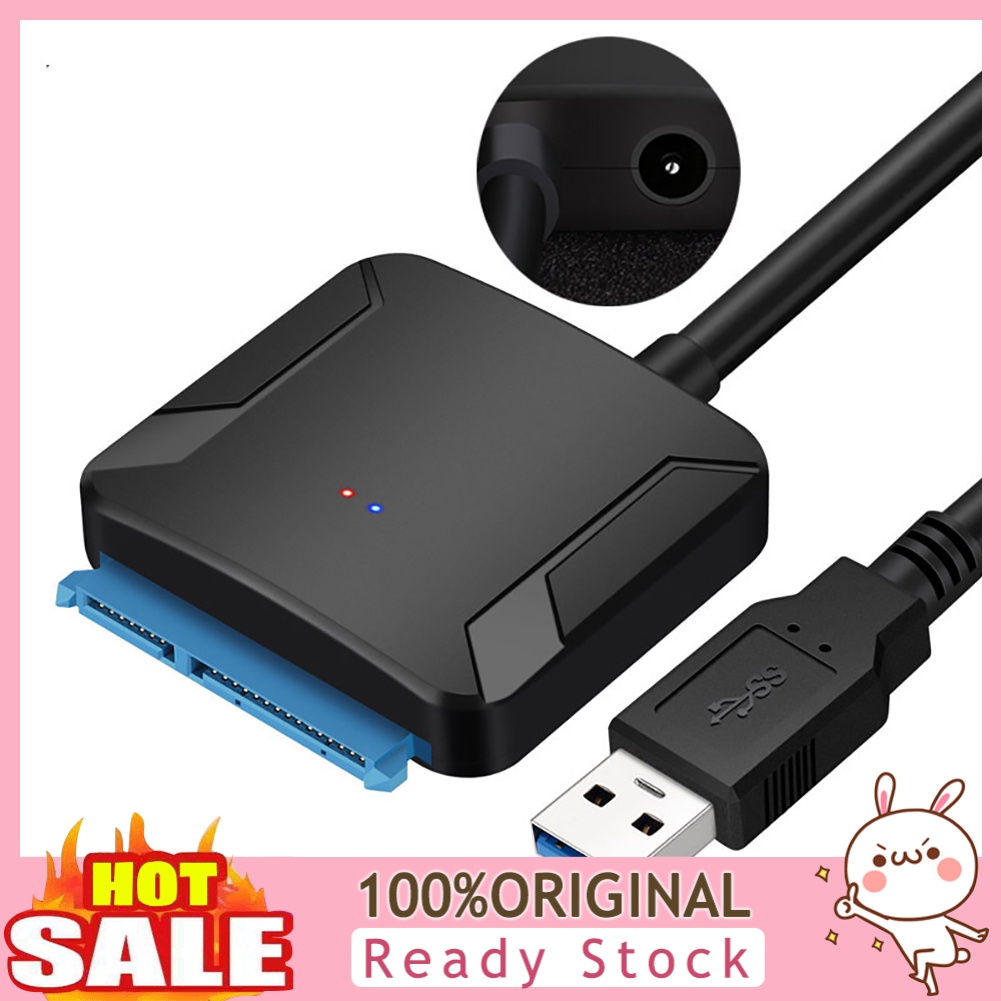 [B_398] SATA to USB 3 HDD SSD Hard Disk Converter Cable Line Adapter ...