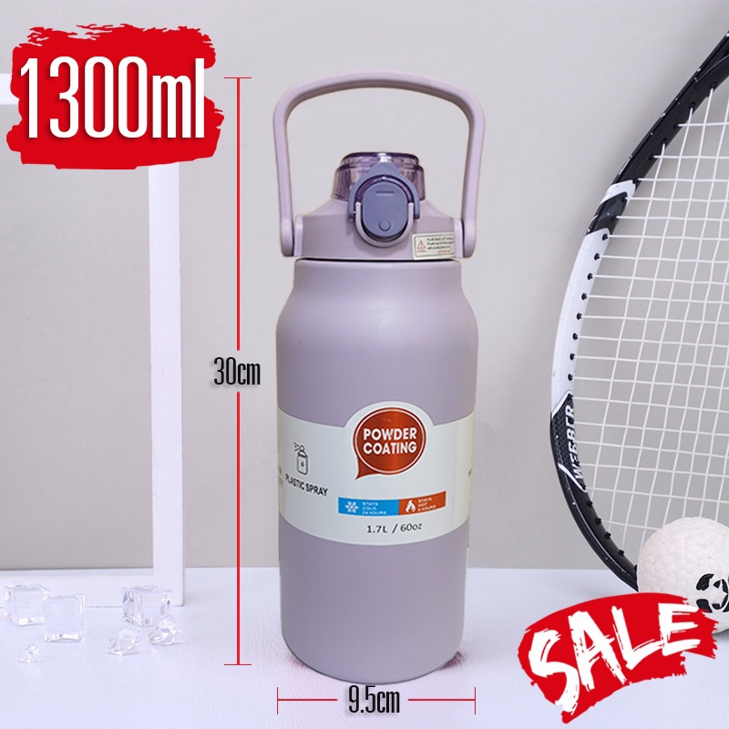 PANDA กระบอกน้ำเก็บอุณหภูมิร้อน-เย็น 1300ml 1700ml สแตนเลส316 กระติกน้ำสแตนเลสเกรด316 เก็บเย็น ...