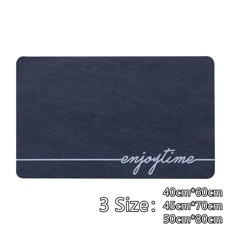 ๑๑Non Slip Soft Diatomite Bath Mat Super Absorbent Diatom mud Drying ...