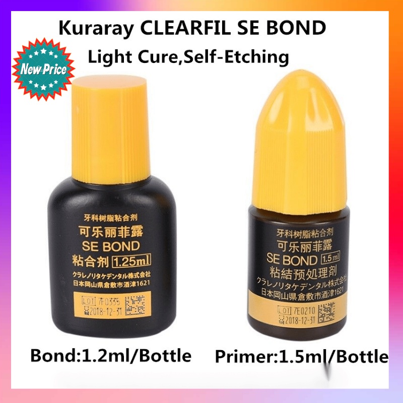 Kuraray CLEARFIL Adhesive Kit Dental Teeth Glue Light Cure Bonding ...