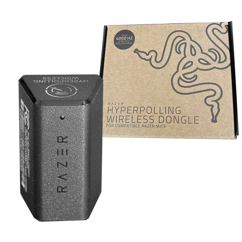 Razer HyperPolling Wireless Dongle (Black) - True 4000 Hz, for Razer ...